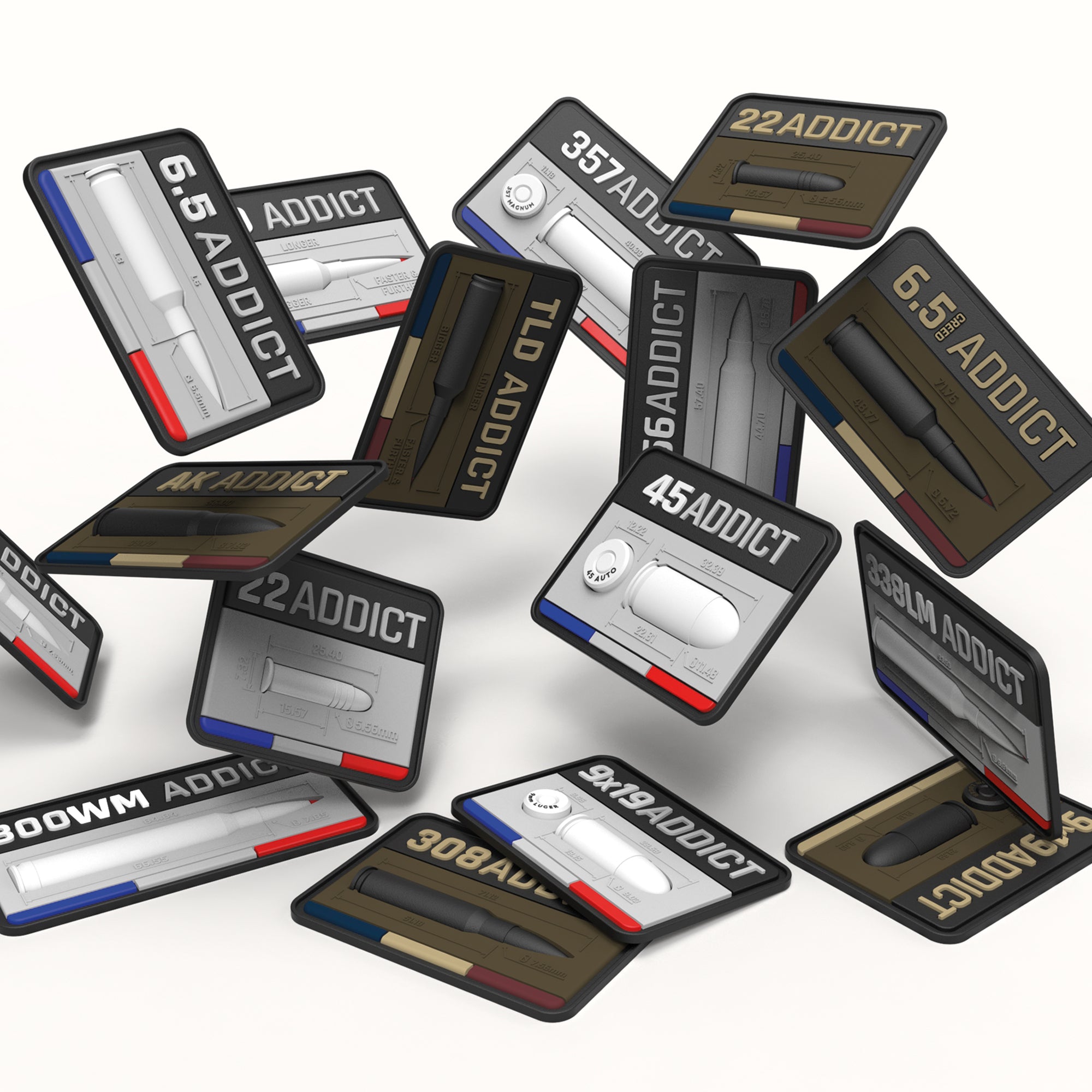 PATCHS VELCRO MUNITIONS – Bullet Addict